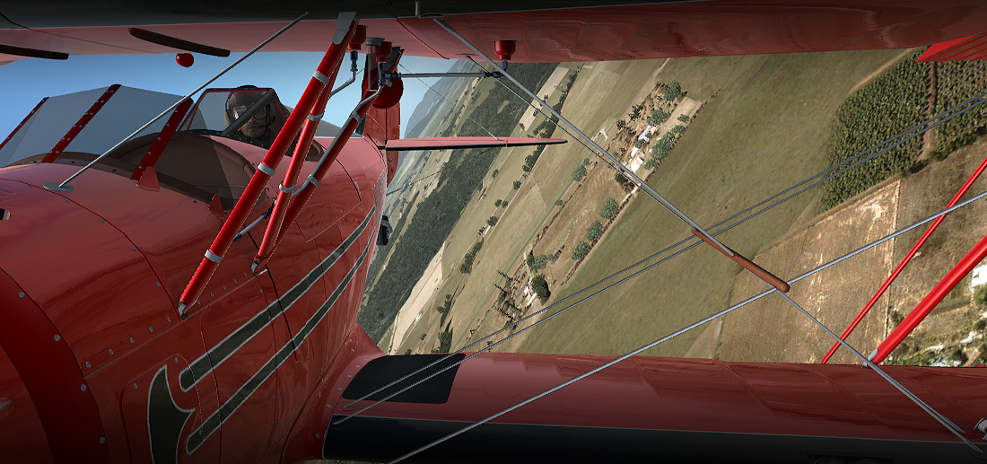 WACO YMF5 FSX/P3D – Alabeo