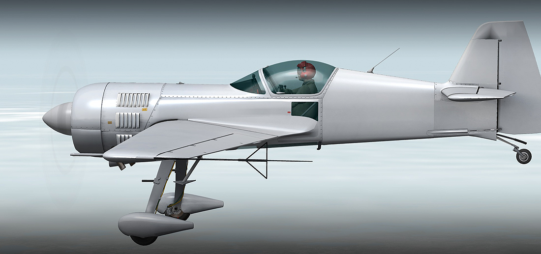 SU-26 XPLANE – Alabeo