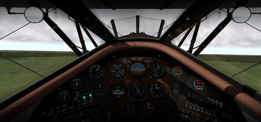 WACO YMF5 XPLANE – Alabeo