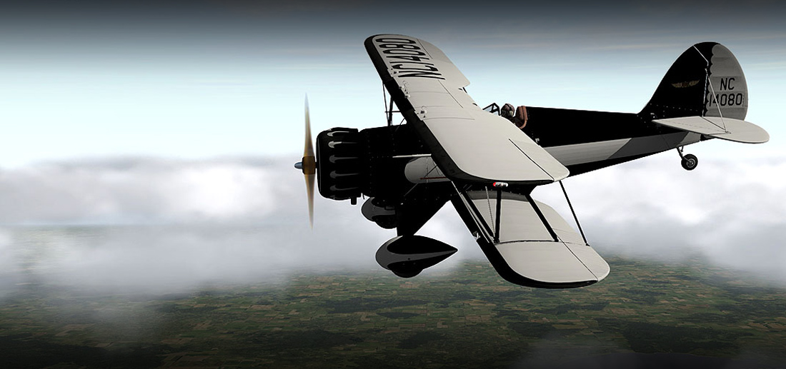 WACO YMF5 XPLANE – Alabeo