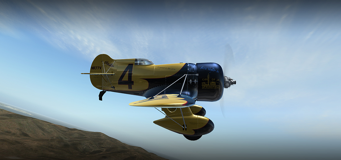 GEE BEE MODEL Z FSX/P3D – Alabeo