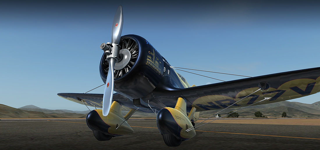 GEE BEE MODEL Z FSX/P3D – Alabeo