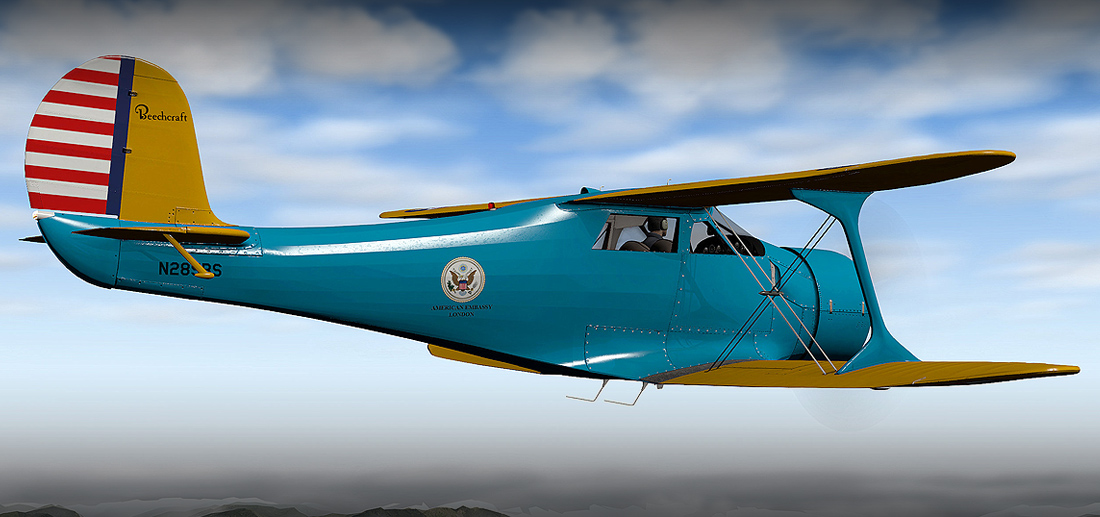 D17 STAGGERWING XPLANE – Alabeo