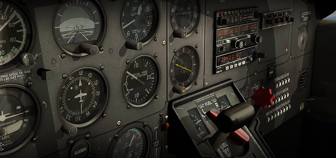PA38 TOMAHAWK II XPLANE – Alabeo