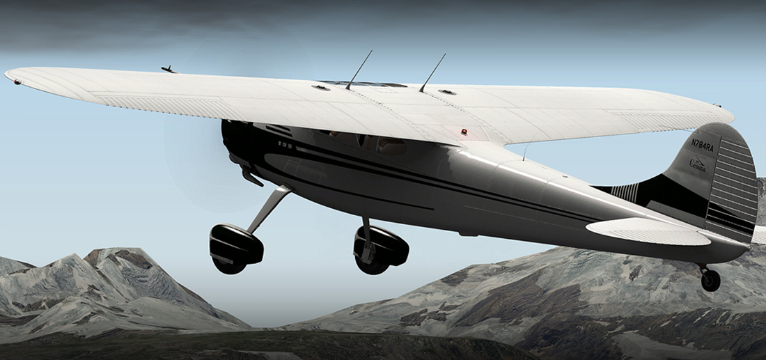 C195 BUSINESSLINER XPLANE – Alabeo
