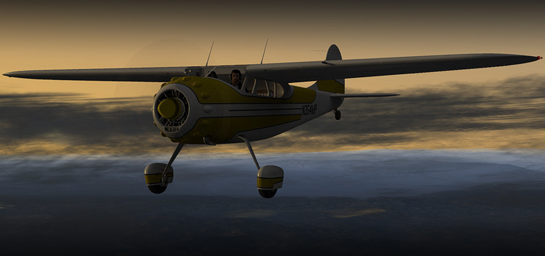 C195 BUSINESSLINER XPLANE – Alabeo