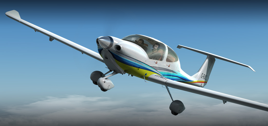 DA40 FSX/P3D – Alabeo
