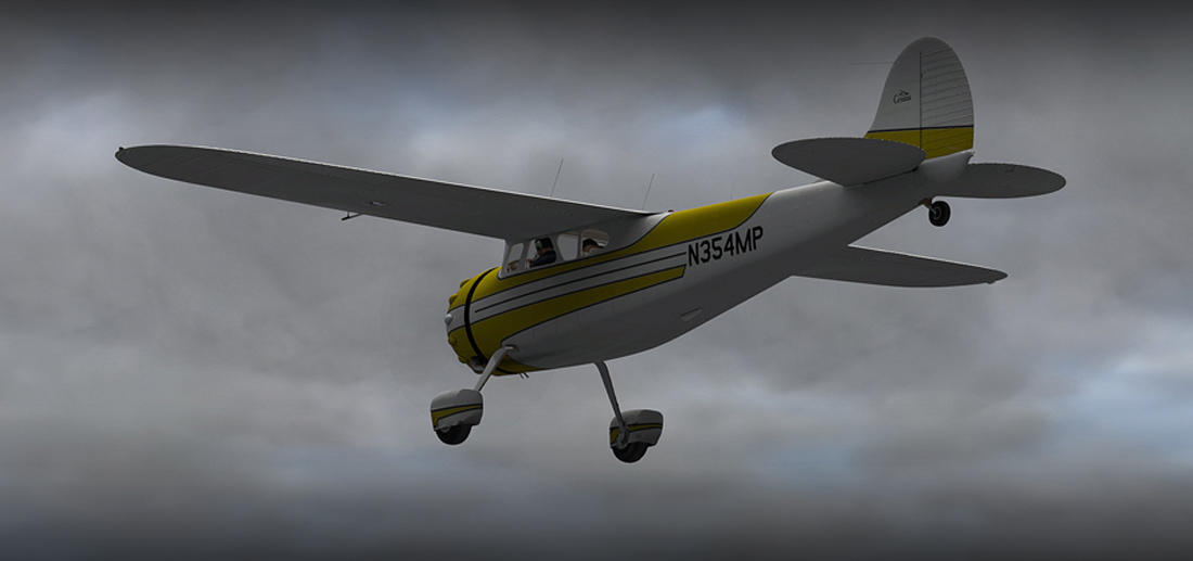 C195 BUSINESSLINER XPLANE – Alabeo
