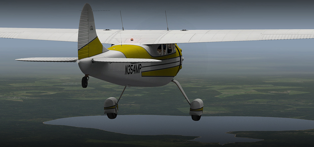 C195 BUSINESSLINER XPLANE – Alabeo