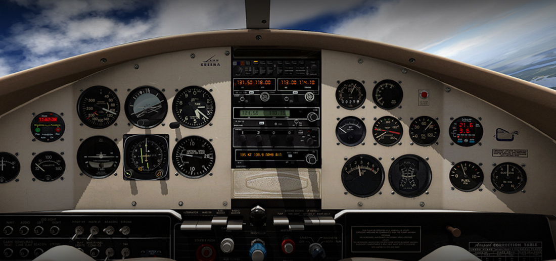 C195 BUSINESSLINER XPLANE – Alabeo