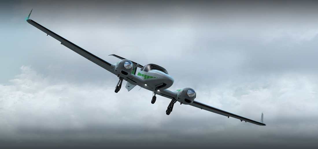 DA42 TWIN STAR FSX/P3D – Alabeo