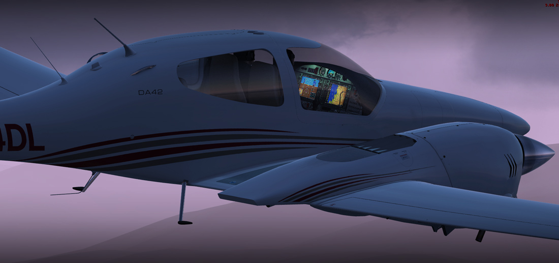 DA42 TWIN STAR FSX/P3D – Alabeo