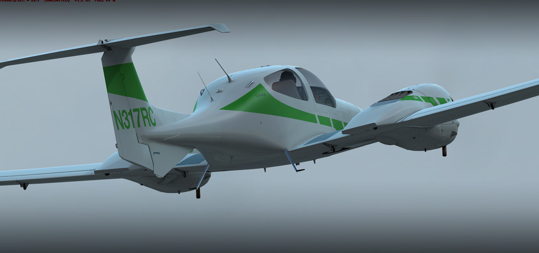 DA42 TWIN STAR FSX/P3D – Alabeo