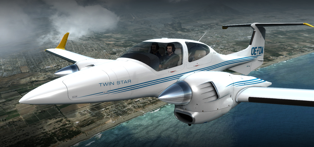 DA42 TWIN STAR FSX/P3D – Alabeo