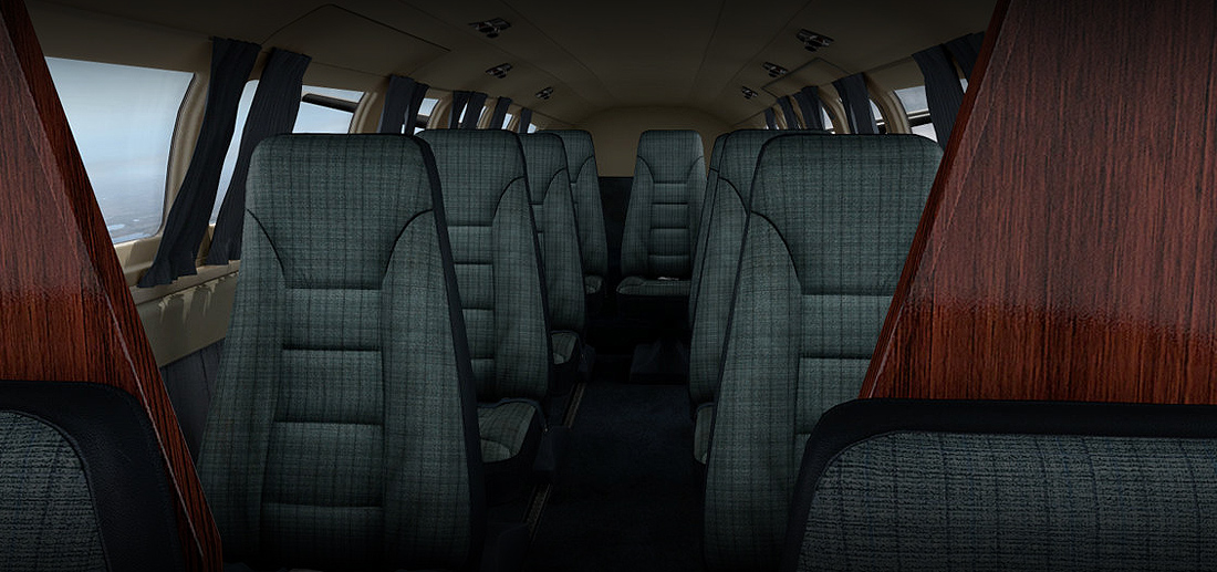 C404 TITAN XPLANE – Alabeo