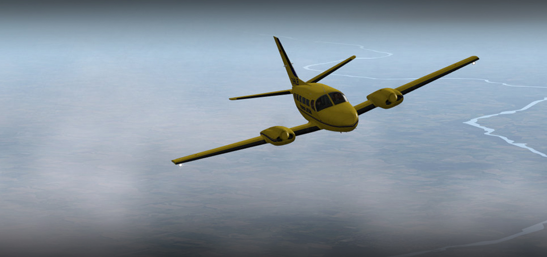 C404 TITAN XPLANE – Alabeo