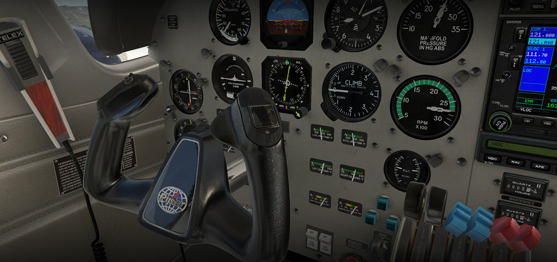 PA44 SEMINOLE XPLANE – Alabeo