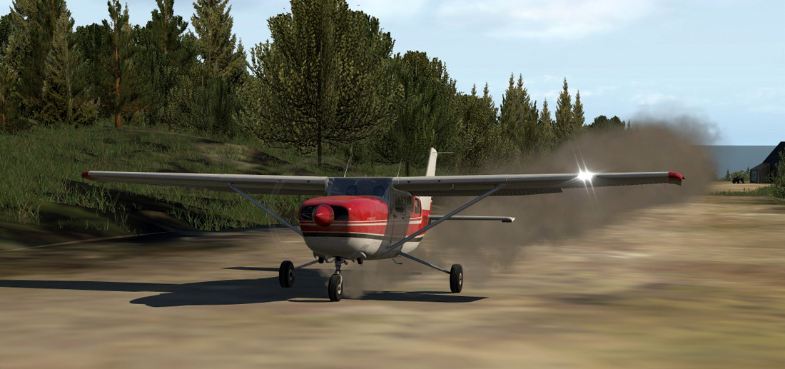 C207 SKYWAGON XPLANE 11 – Alabeo