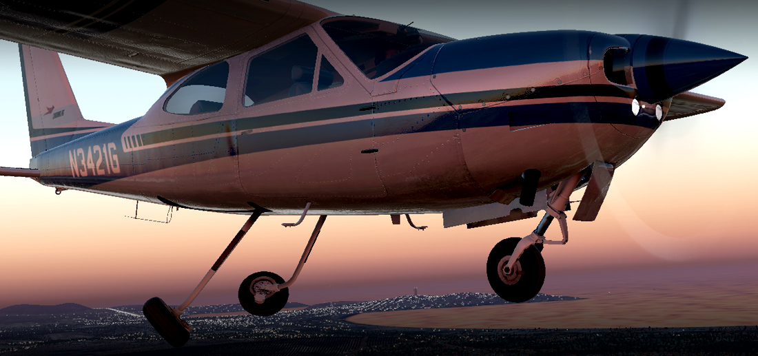 C177 CARDINAL II XPLANE 11 – Alabeo